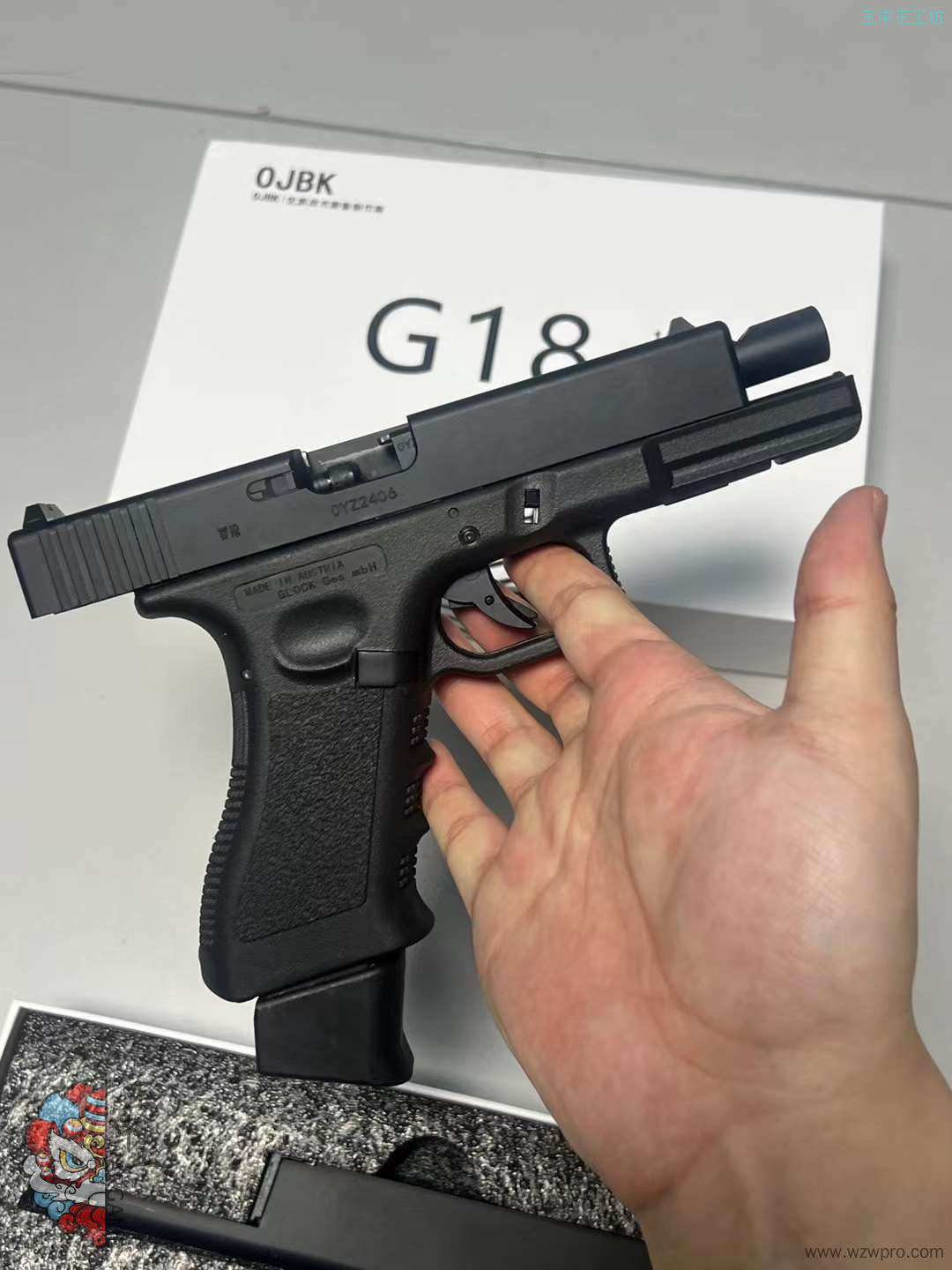 OY/OJBK G18C 全自动电手（第一款真正连发电手）CNC上滑 送长短弹匣